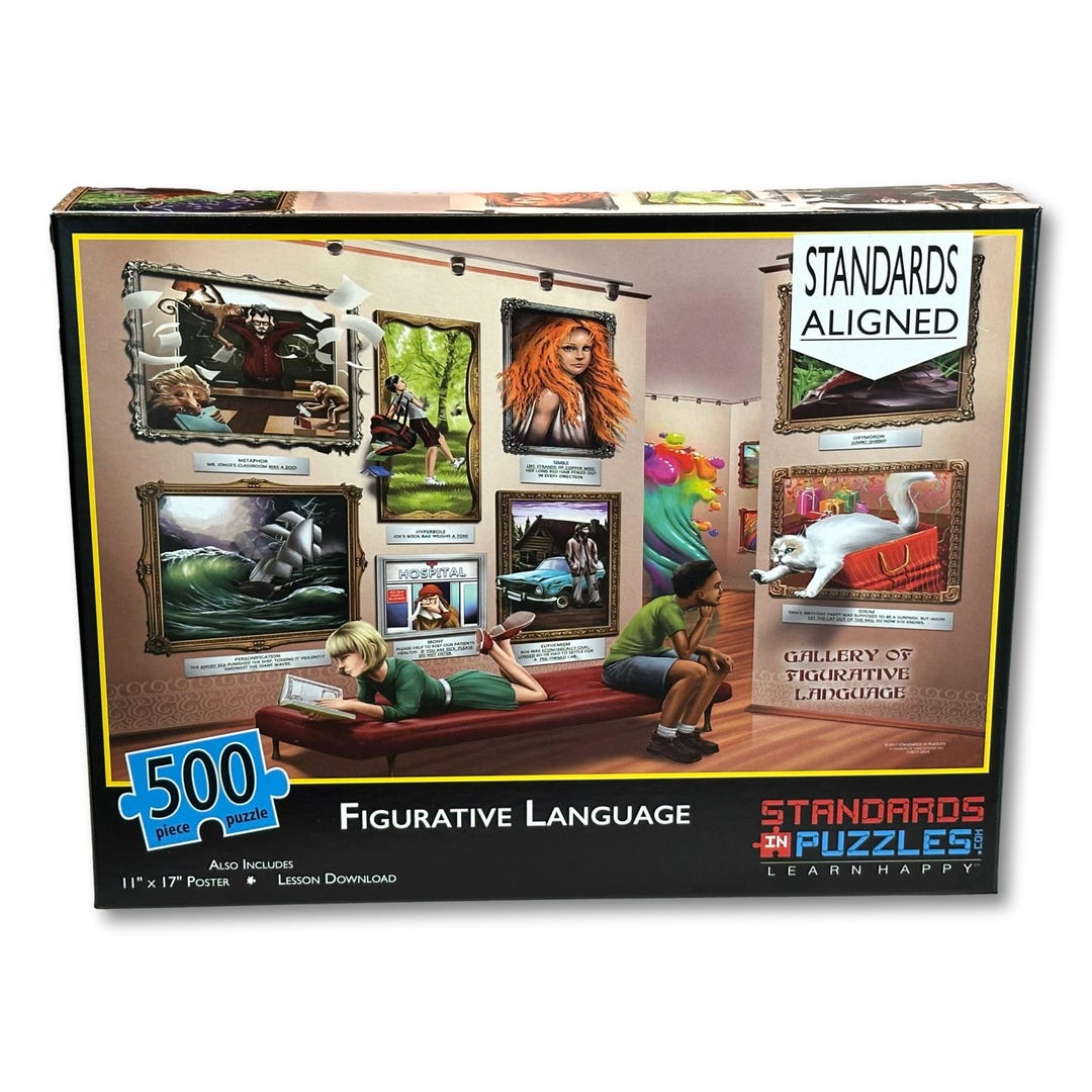 Figurative Language Jigsaw Puzzle for ELA Education - Etsy