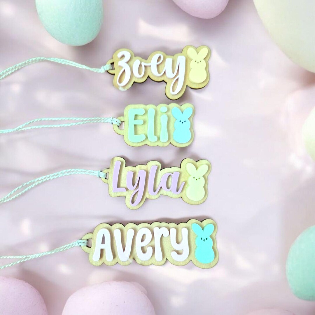 Easter Name Tag | Easter Goodies |easter Basket Name Tag | Personalized ...