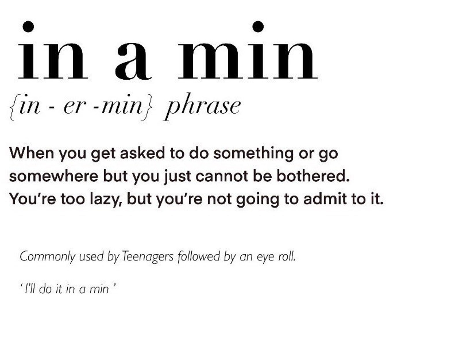 In a Min Print Wall Art Decor Minimalist Gifts for - Etsy