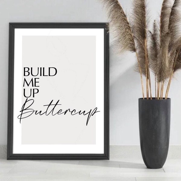 Build Me up Buttercup - Etsy