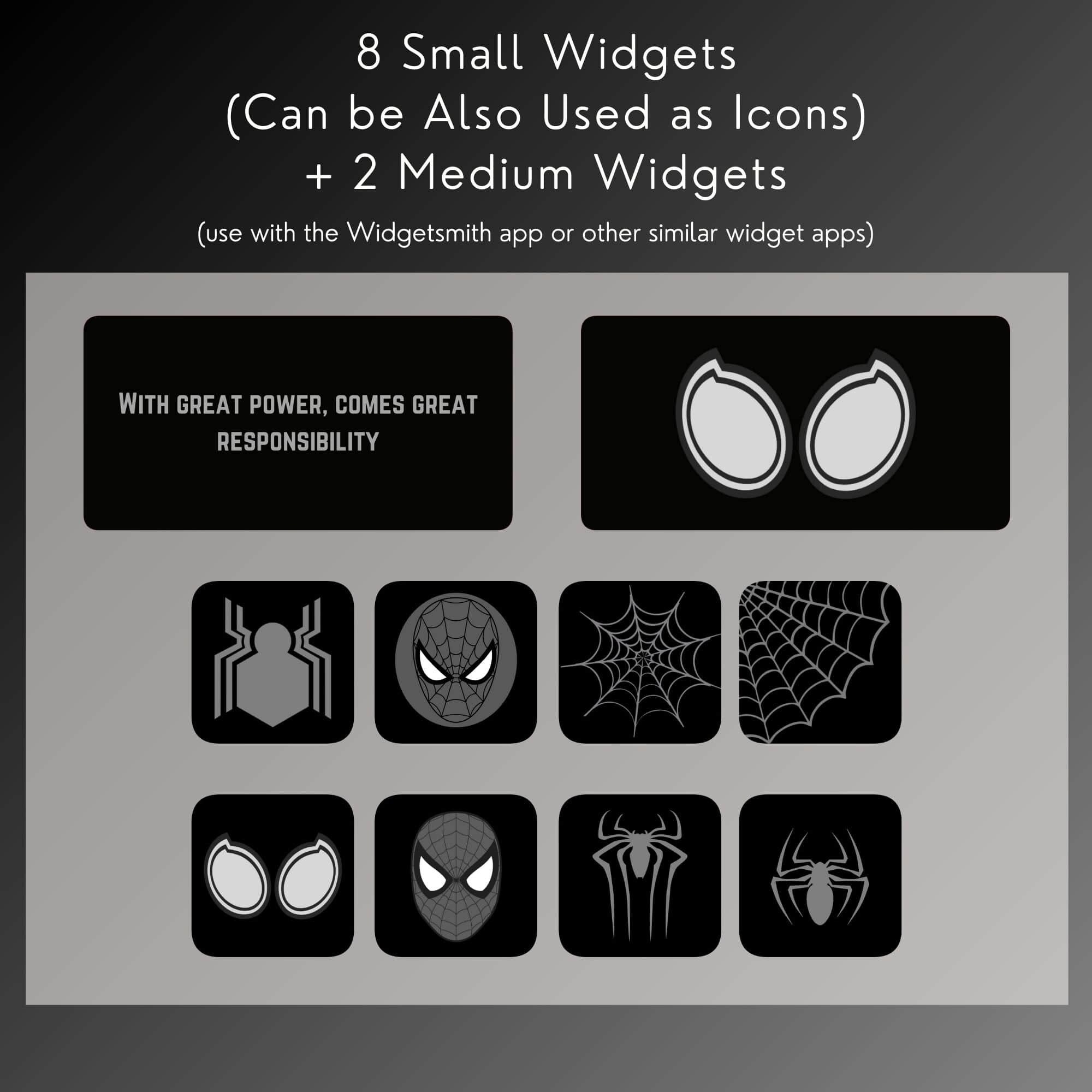 Ios14 Spiderman App Icons, Black Ios 14 App Icons | Marvel Superhero ...