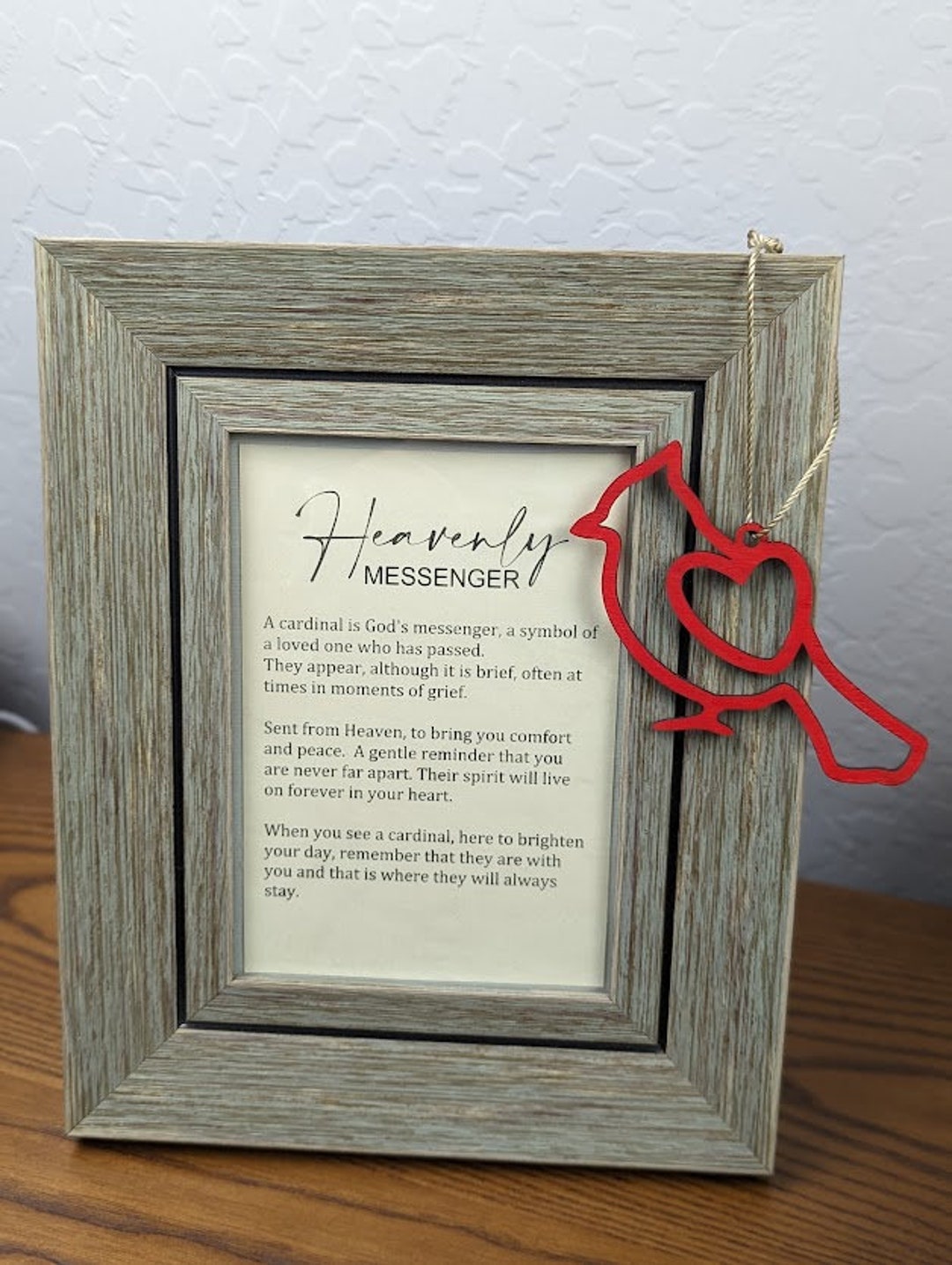 Cardinal Memorial Ornament - A Symbol of Love and Remembrance ...