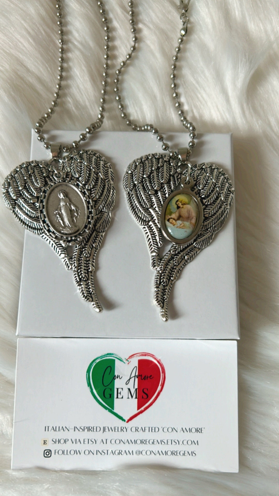 Guardian Angel Car Charm, Mother Mary Miraculous Medal, Catholic Gift ...