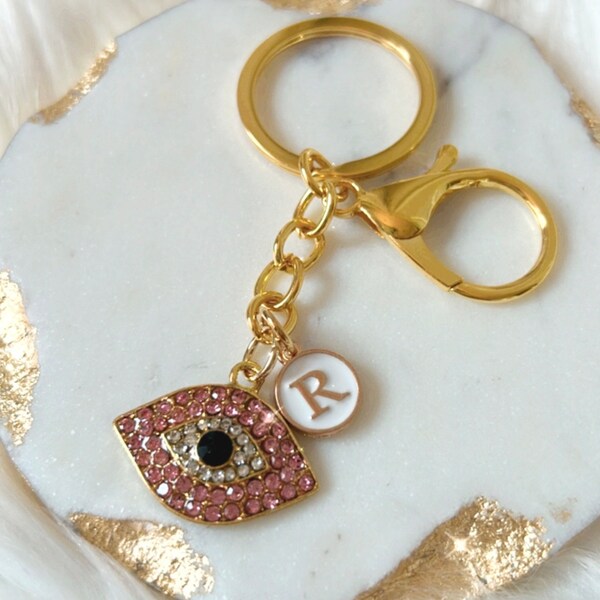 Custom Evil Eye Keychain - Etsy