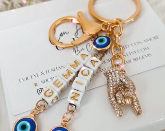 Mano Cornuto, Italian Horned Hand Lucky Charm, Keychain - Etsy