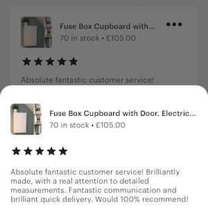 Slimline Fuse Box Cover. Handmade by Carpenter - Custom Sizes Available ...