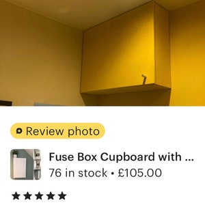 Slimline Fuse Box Cover. Handmade by Carpenter - Custom Sizes Available ...