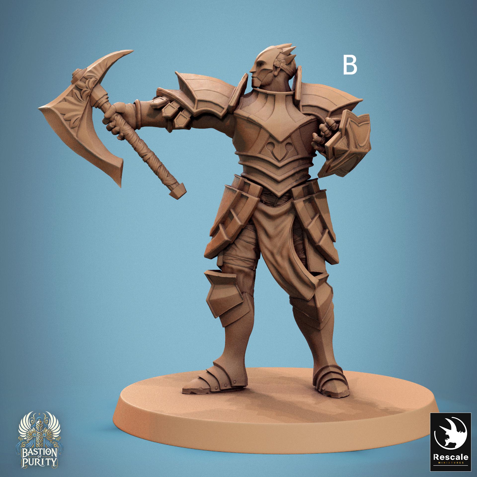 Human Paladin Infantry Miniatures - Rescale Miniatures | Stormcast ...