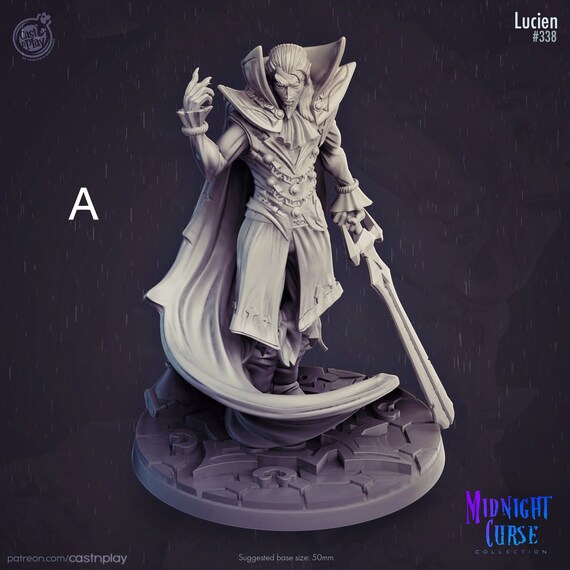 Vampire Lord Miniature Castnplay Strahd Model for Dungeons - Etsy UK