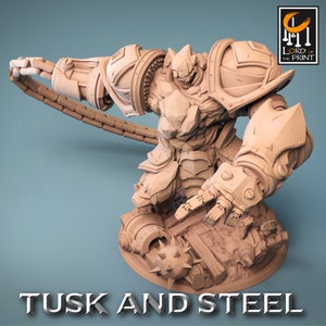 Construct Juggernaut Miniature Lord of the Print Rune Guardian Model ...