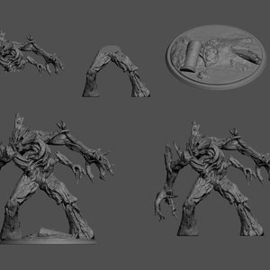 Treant Miniature - Lord of the Print | Awakened Tree Model | Bloodbowl ...
