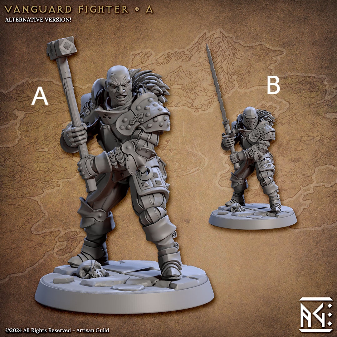 Heavy Human Infantry Miniatures - Artisan Guild | Armoured Knight ...