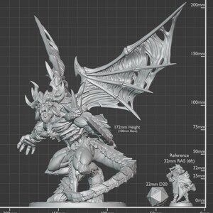 Daemon Prince of Khorne Miniature - Artisan Guild | Winged Chaos ...