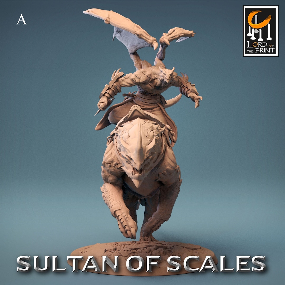 Dragonborn Drake Cavalry Miniatures - Lord of the Print | Drakesworn ...