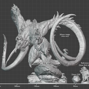 Demogorgon Miniature - Lord of the Print | Chaos Daemon Spawn Model ...