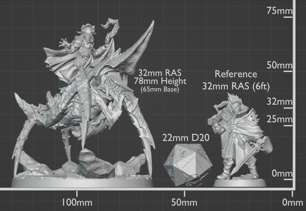 Giant Insect Cavalry & Rider Miniature - Artisan Guild | Mount Model ...