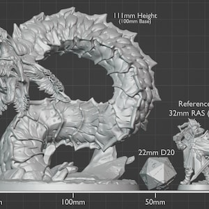 Purple Worm Miniature Artisan Guild Underdark Creature Model Dungeons ...