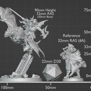 Vampire Bat Mounts & Rider Miniatures - Artisan Guild | Beast Models ...