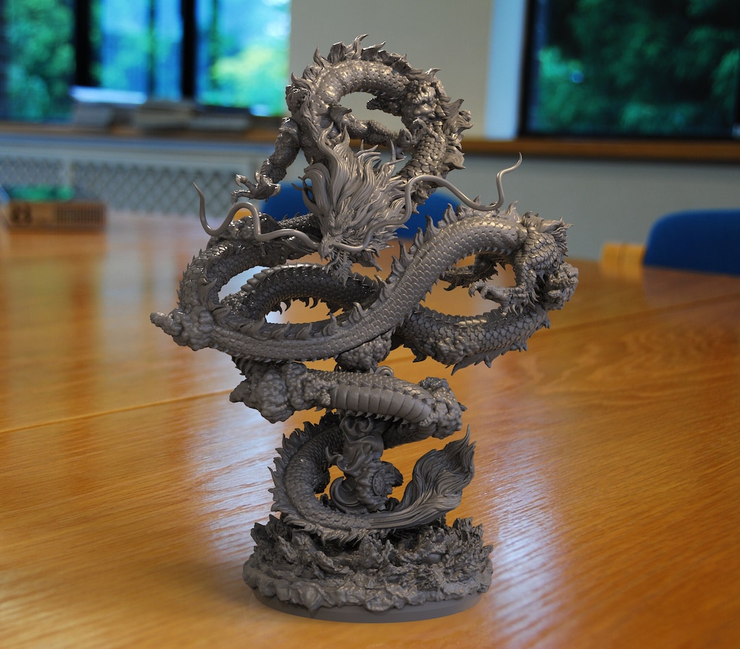 Chinese Lung Dragon Model - Clay Cyanide Miniatures | Ancient World ...