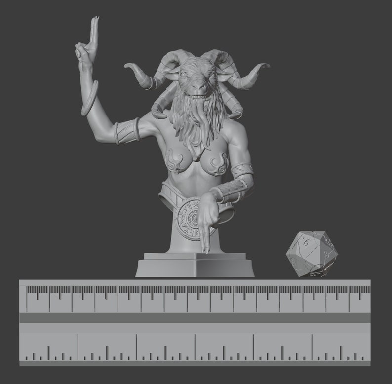 Satanic Goat Bust Flesh of Gods Baphomet Display Model - Etsy