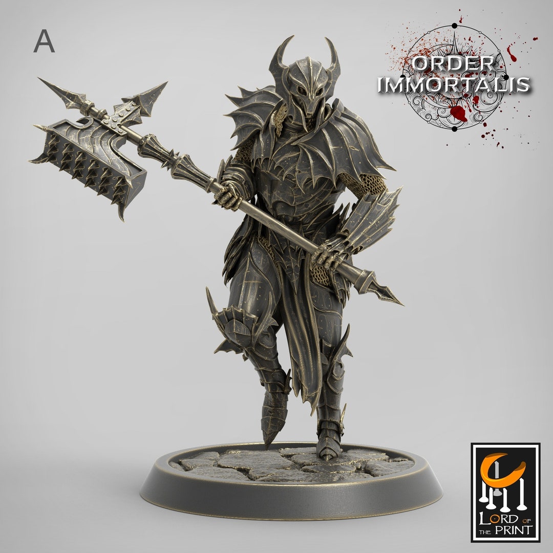 Heavy Infantry Miniatures - Lord of the Print | Hammer Knight Models ...