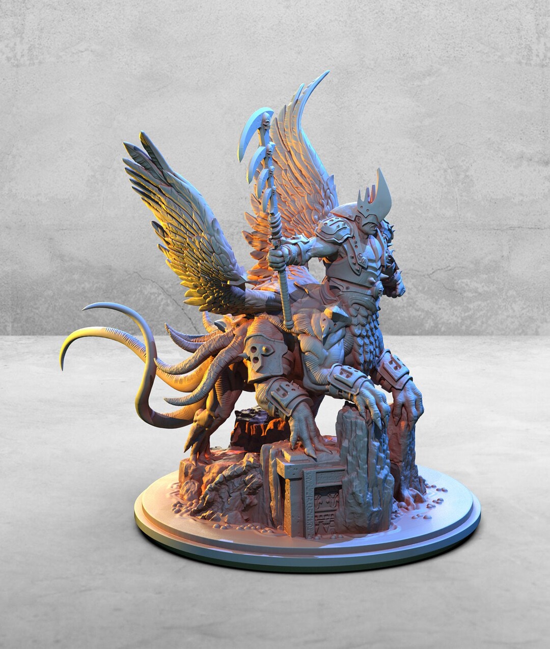 Winged Centaur Miniature -clay Cyanide Miniatures | Angelic Beast ...