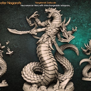 Yuan-ti Brute Miniature Artisan Guild Snakefolk Infantry Model Serpent ...