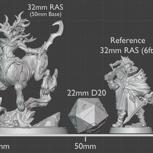 Centaur Barbarian Miniature - Artisan Guild | Fey Beastfolk Rogue Model ...