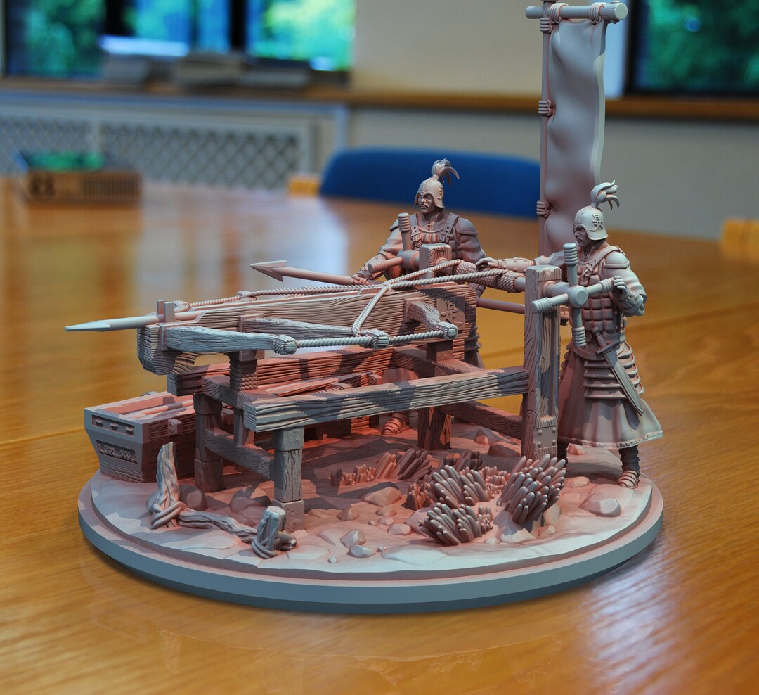 Ballista Miniature - Clay Cyanide Miniatures | Scorpion Seige Weapon ...