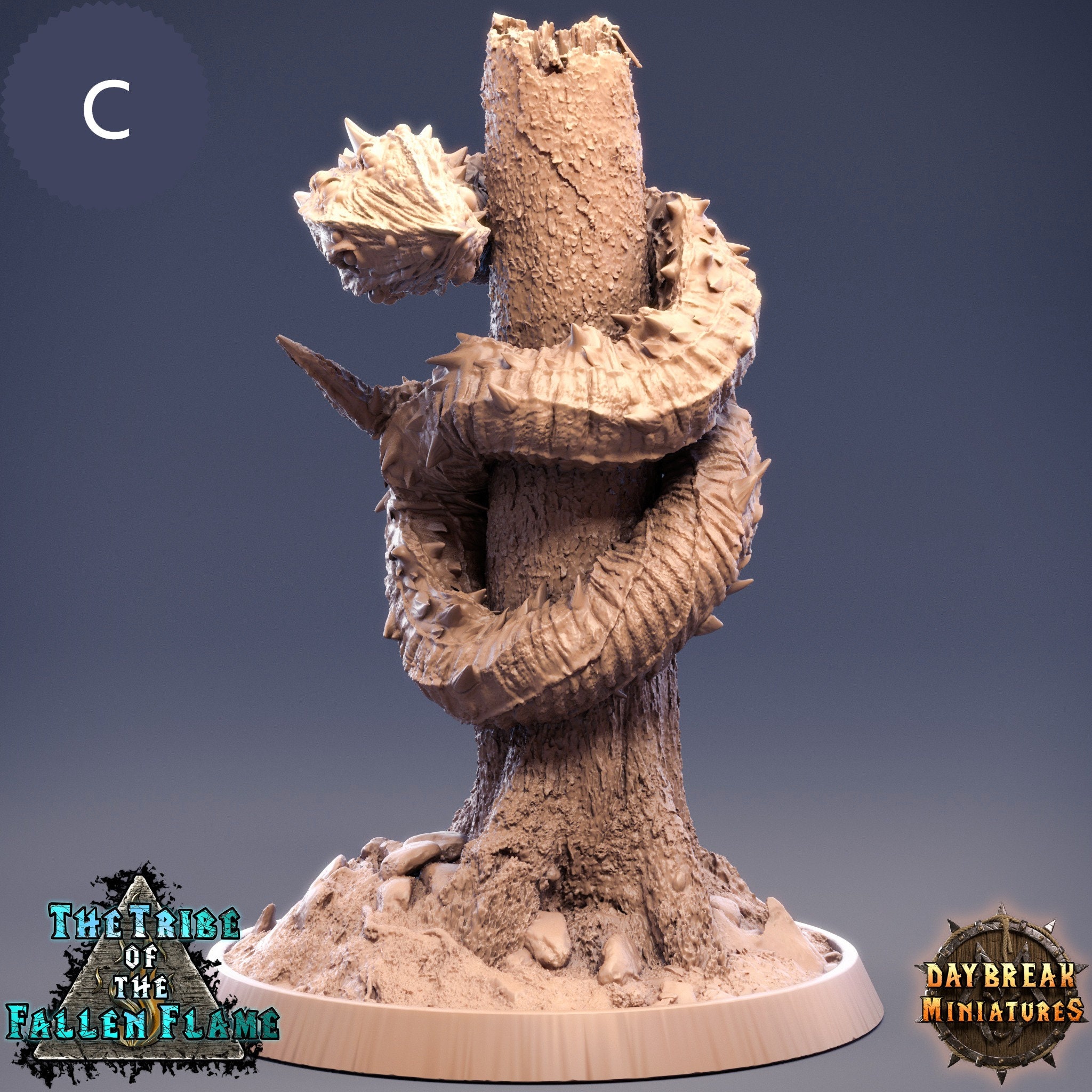 Purple Worm Miniatures Daybreak Miniatures Sand Worm - Etsy