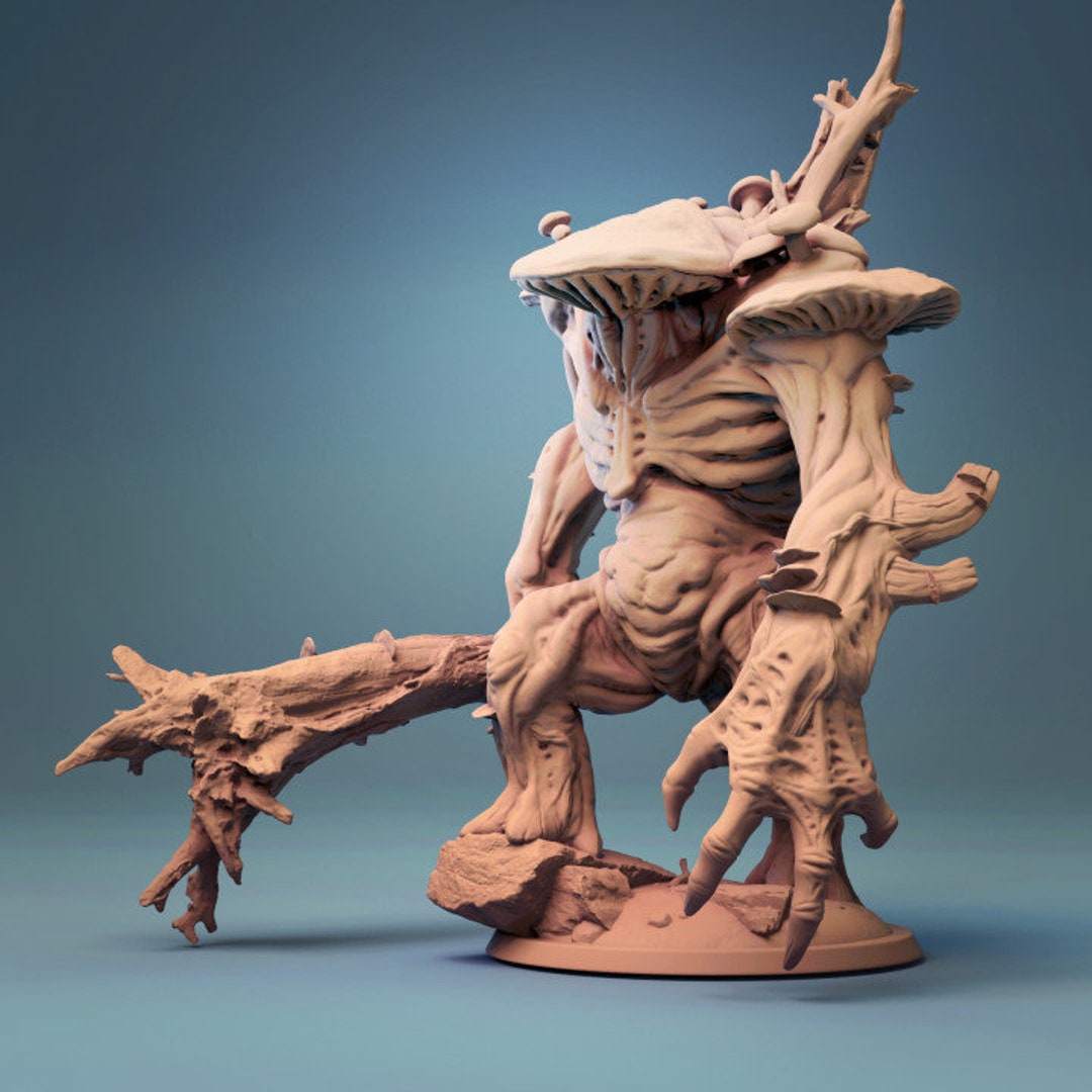 Myconid Giant Miniature - Lord of the Print | Fungal Behemoth Model ...