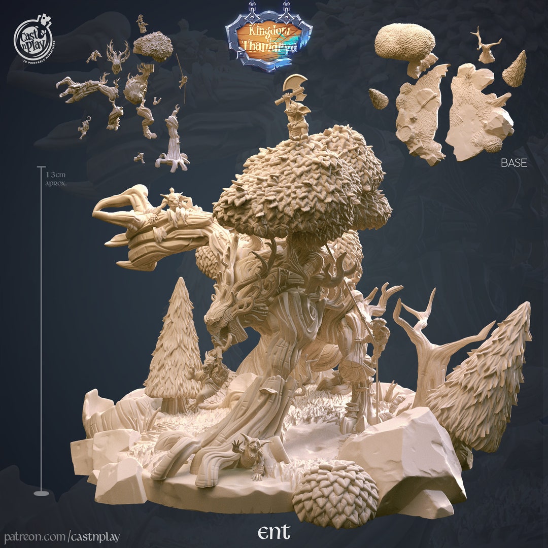 Treant Miniature - Castnplay | Ent Model | Dungeons & Dragons | Dnd ...