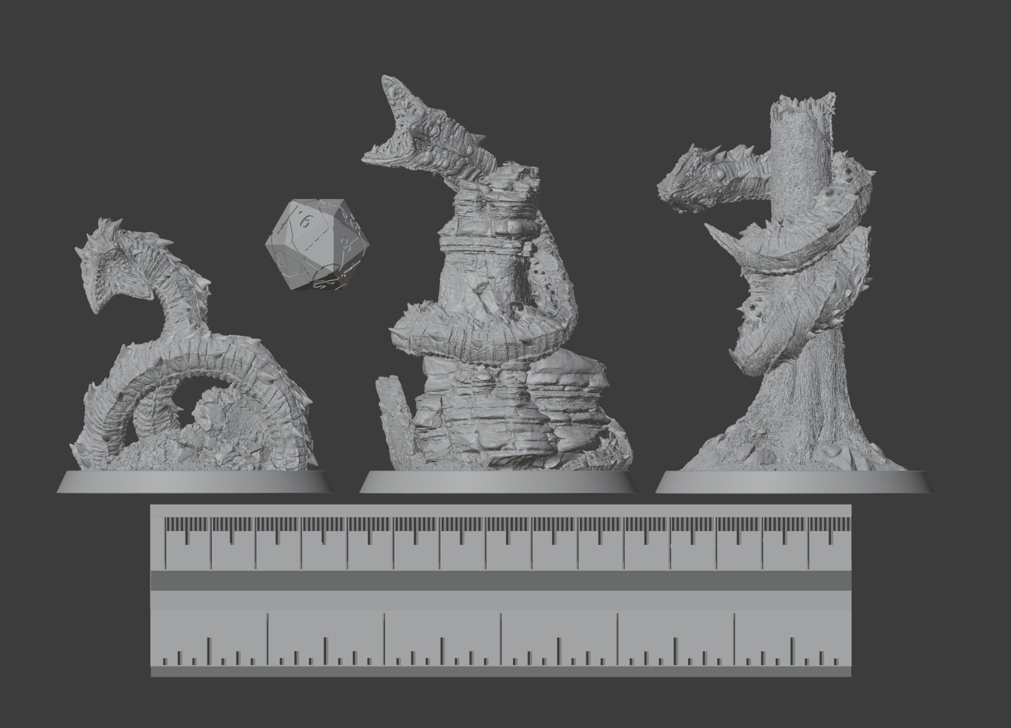 Purple Worm Miniatures Daybreak Miniatures Sand Worm - Etsy