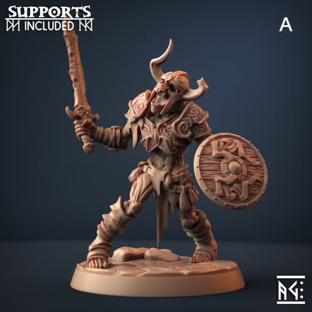 Undead Warrior Infantry Miniatures - Artisan Guild | Deathrattle ...