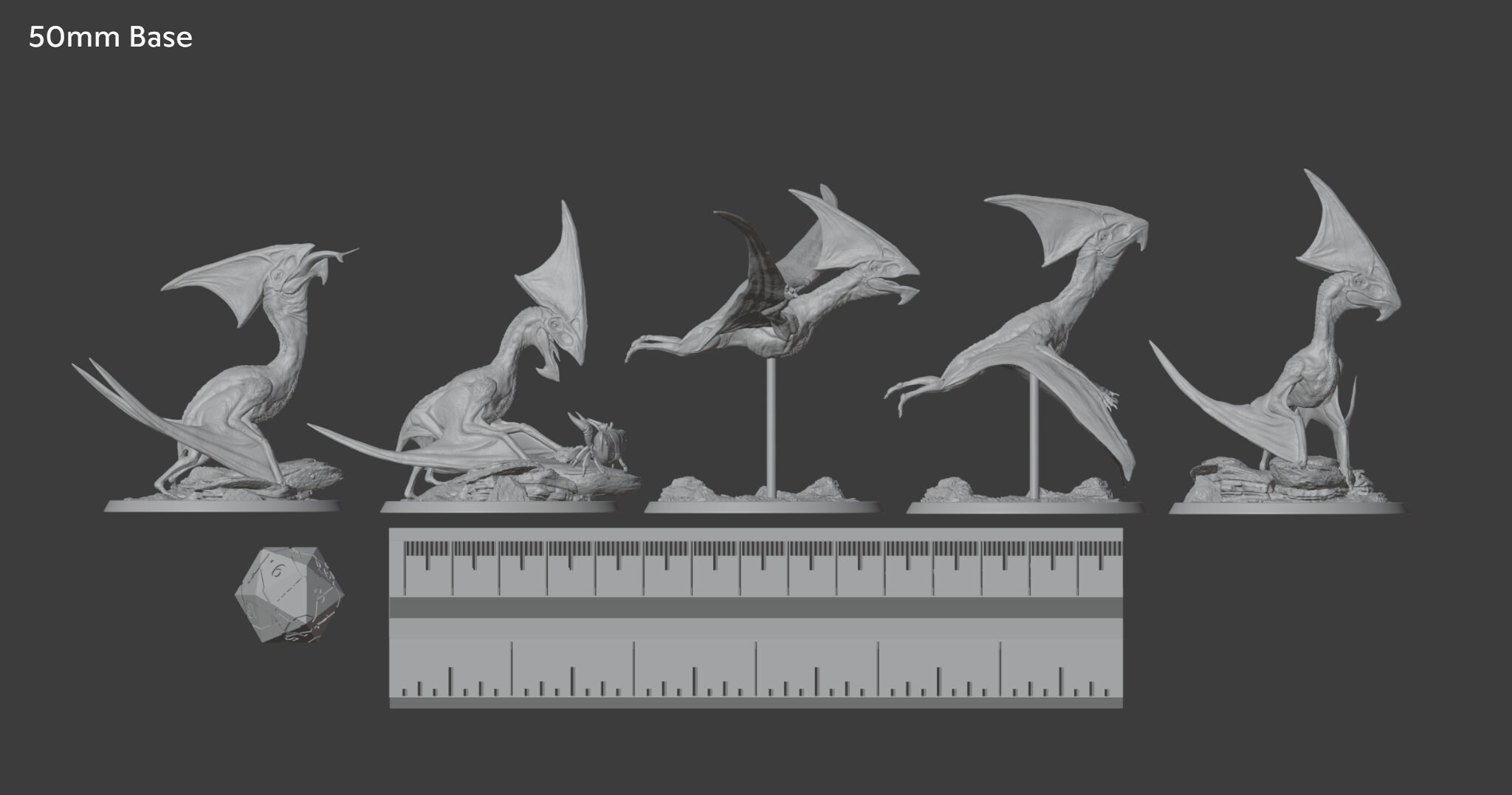 Pterosaur Models - Lord of the Print | Tupandactylus Dinosaur Models ...
