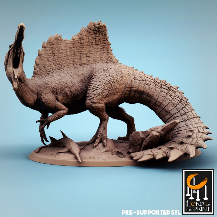 Spinosaurus Miniature Lord of the Print Dinosaur Model for - Etsy UK