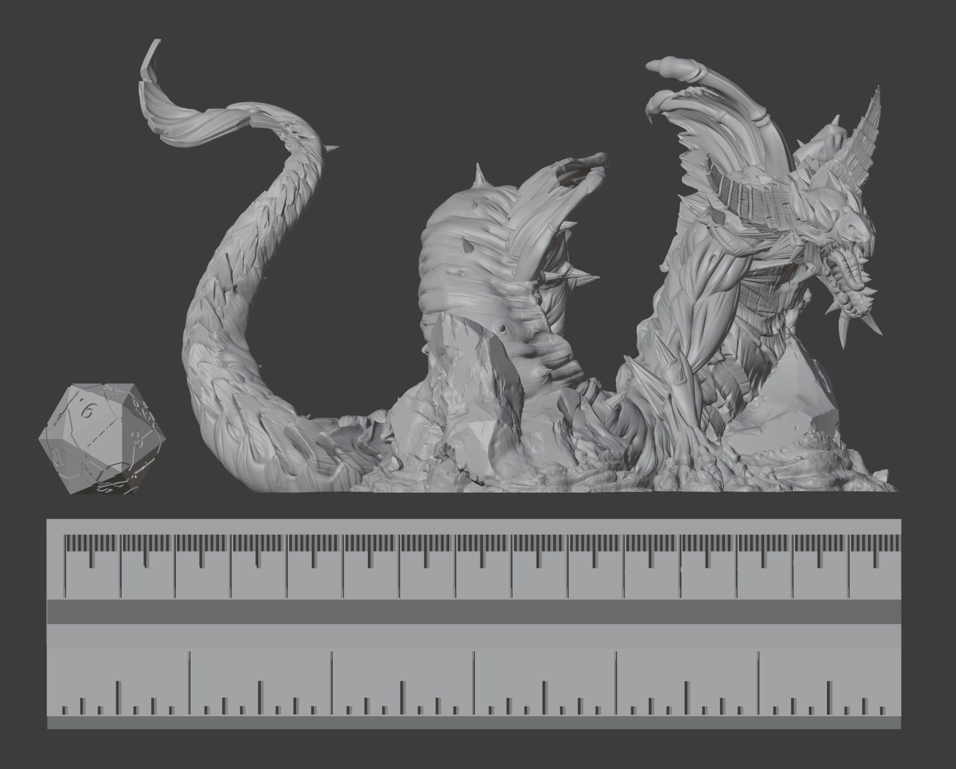 Sand Dragon Miniature - Castnplay | Wingless Wyrm Model | Dungeons ...