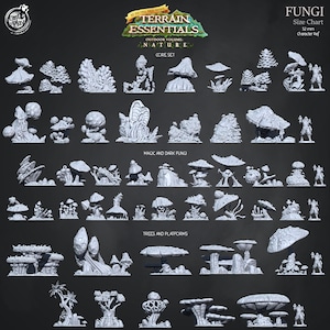 Mushroom Scatter - Castnplay | Terrain | Fungi Props | Cave Fungus ...