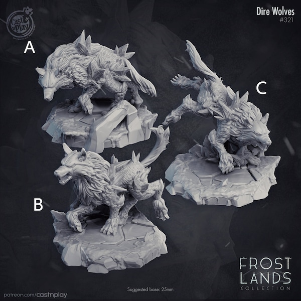 Dire Wolves - Etsy UK