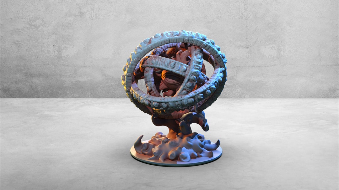 Ophanim Angel Miniature Clay Cyanide Miniatures Astral Celestial Model ...