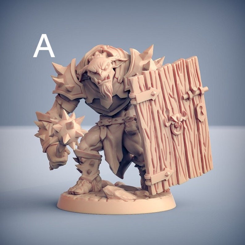 Hobgoblin Warrior Miniatures - Artisan Guild | Bugbear Infantry Models ...