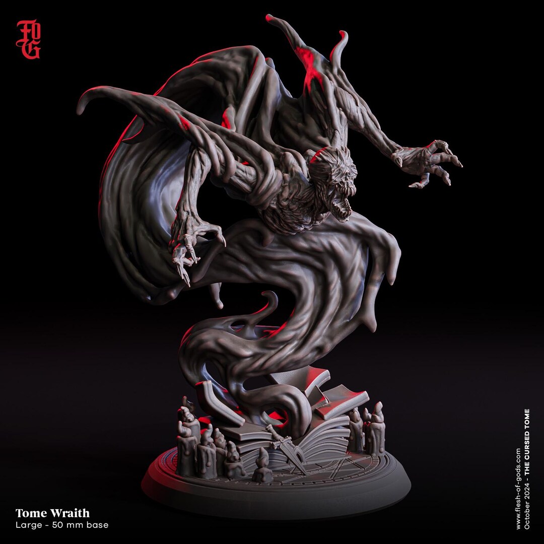 Giant Tomb Banshee Miniature Flesh of Gods Nighthaunt Scriptor Mortis ...