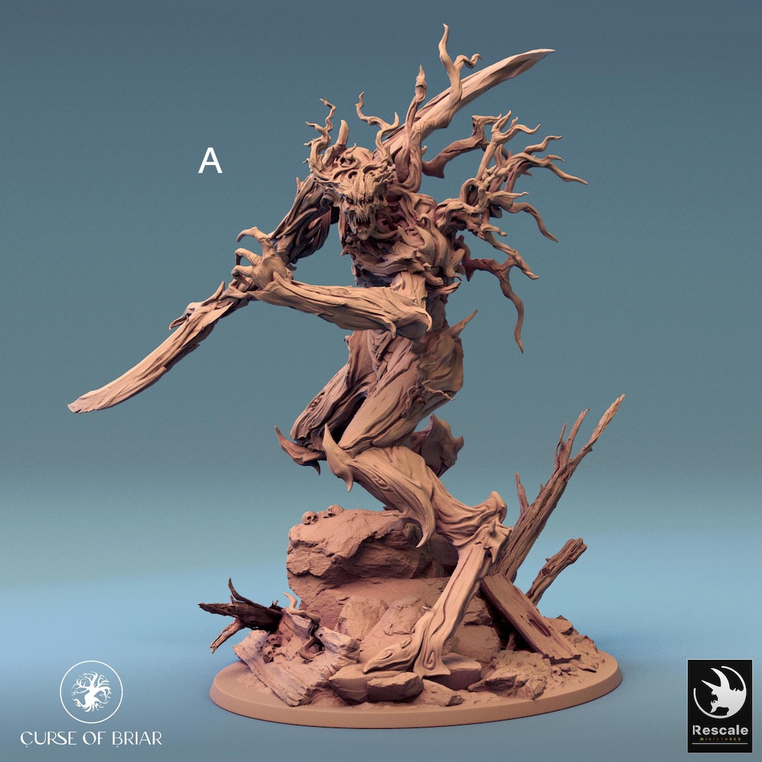 Giant Tree Blight Miniatures Rescale Miniatures Sylvaneth Treelord ...