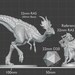 Dinosaur Miniatures Lord of the Print Giant Raptor Models Dungeons and ...