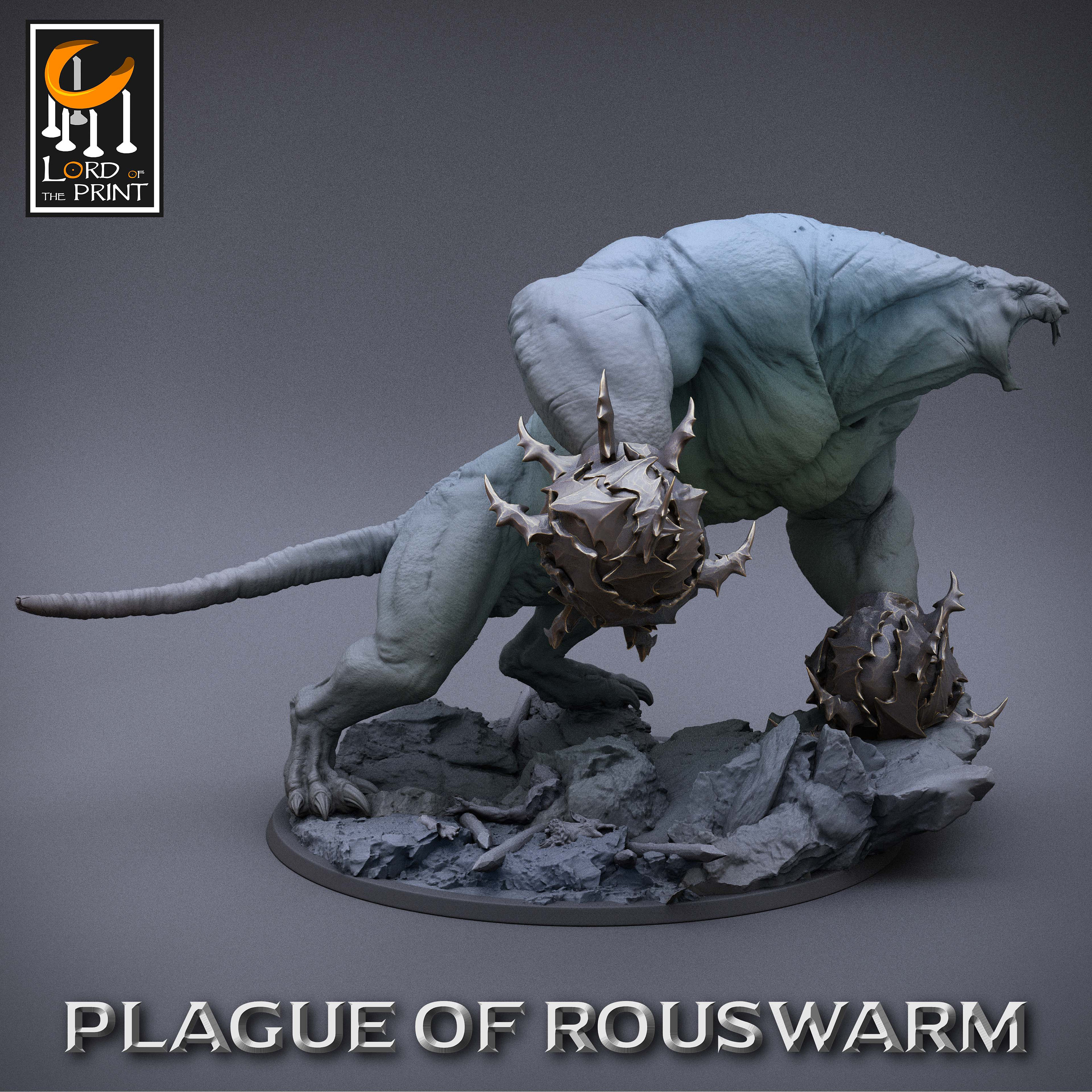 Rat Ogre Seige Engine Miniature - Lord of the Print | Ratfolk War ...