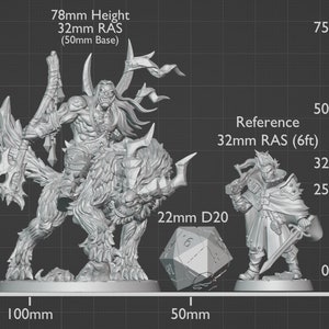 Orc Cavalry Miniature - Artisan Guild | Worg Mount | Beast of Khorne ...