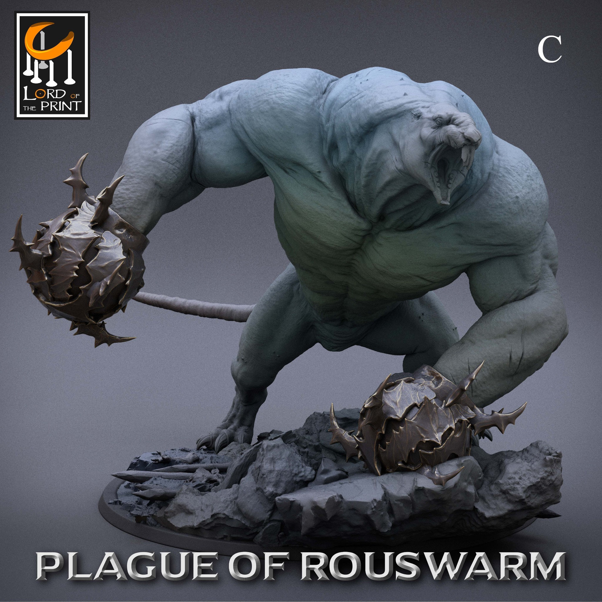 Rat Ogre Seige Engine Miniature - Lord of the Print | Ratfolk War ...