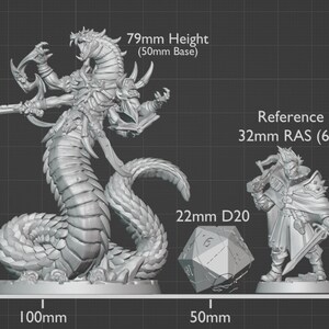 Yuan-ti Brute Miniature Artisan Guild Snakefolk Infantry Model Serpent ...