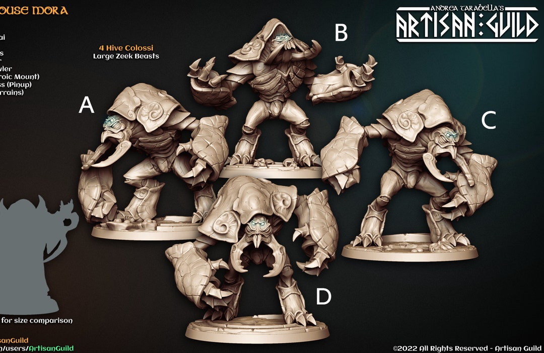 Umber Hulk Miniatures - Artisan Guild | Hive Warrior Models | Dungeons ...