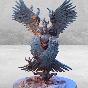 Cherubim Angel Miniature - Clay Cyanide Miniatures | Winged Celestial ...